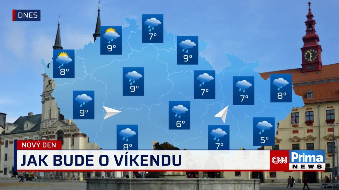 Jaké bude o víkendu počasí - CNN Prima NEWS