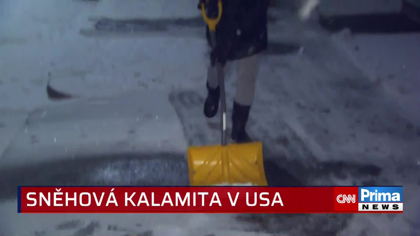sněhová kalamita v USA - CNN Prima NEWS