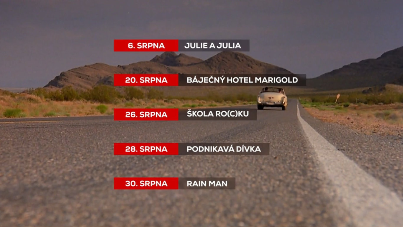 Prima MAX - Film Calendar (srpen) - Prima MAX - Prima COOL