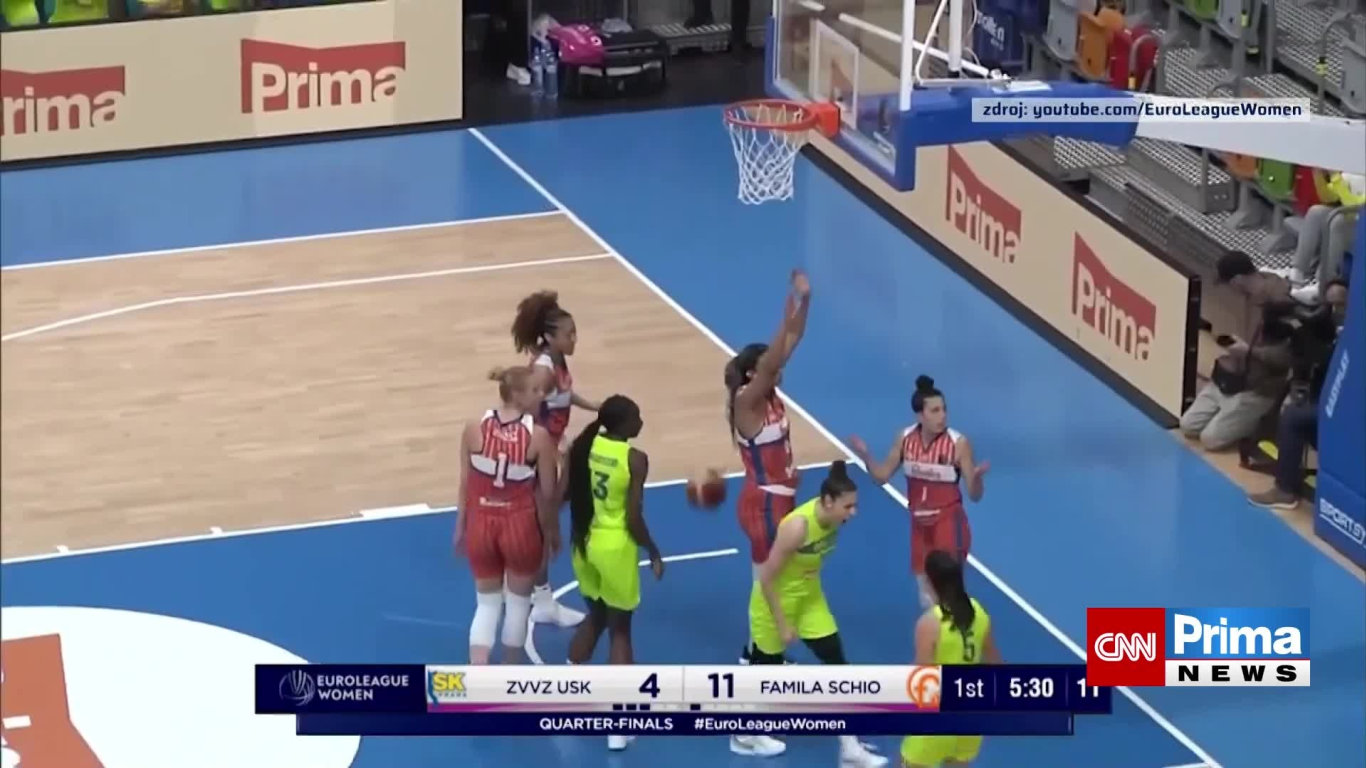 Basketbalistky USK Praha postoupily na Final Four - CNN Prima NEWS