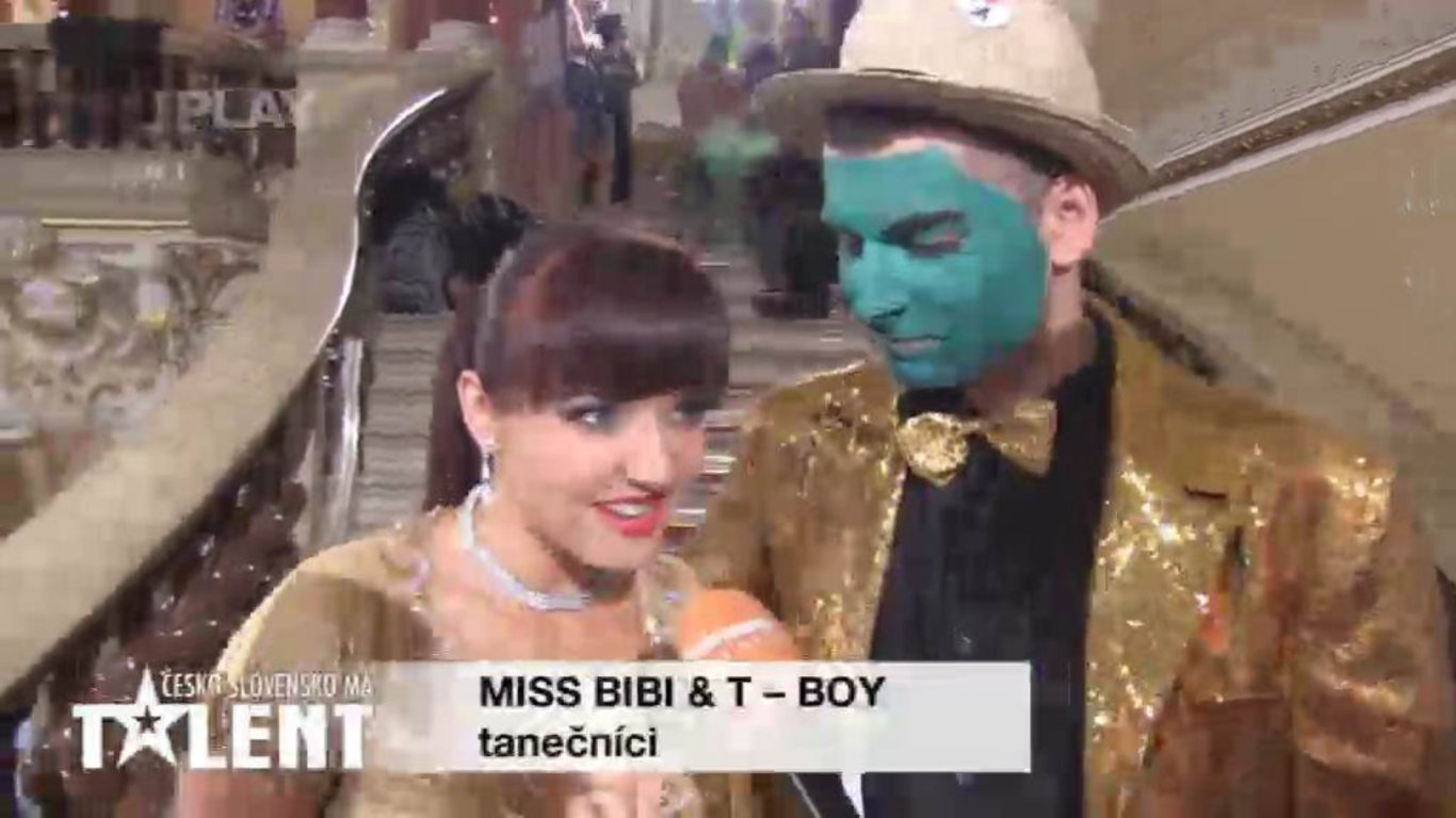ČSMT IV (1) - MISS BIBI & T-BOY rozhovor - ČESKO SLOVENSKO MÁ TALENT ...