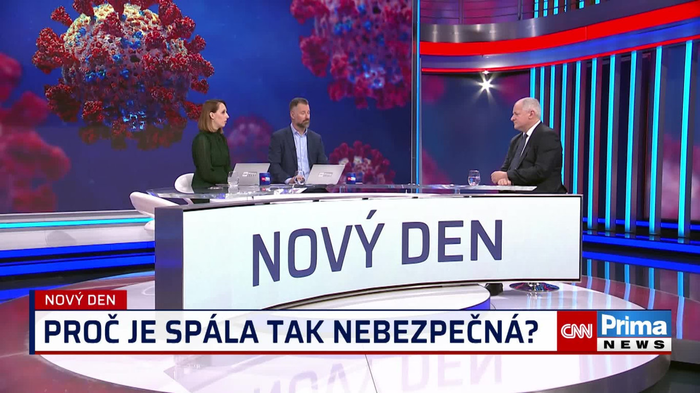 Epidemiolog Roman Prymula o spálové angíně - CNN Prima NEWS