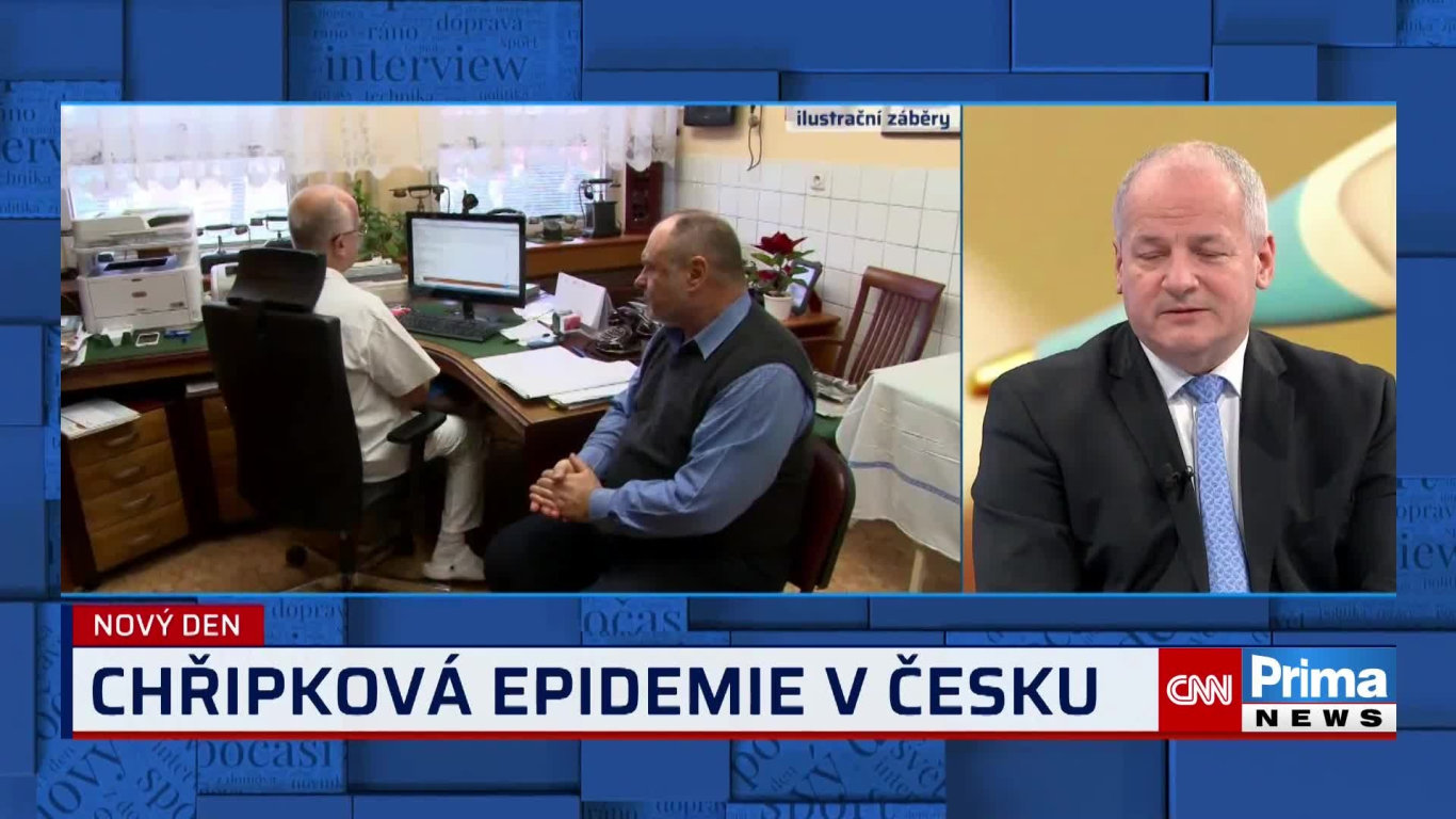 Roman Prymula o počtu nakažených chřipkou a léčbě vzácných onemocnění - CNN Prima NEWS