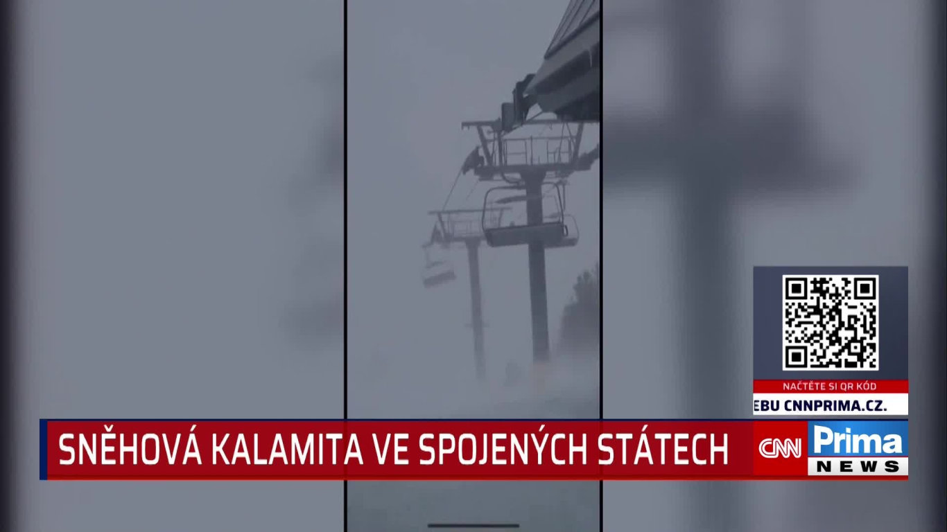 Sněhová kalamita v USA - CNN Prima NEWS