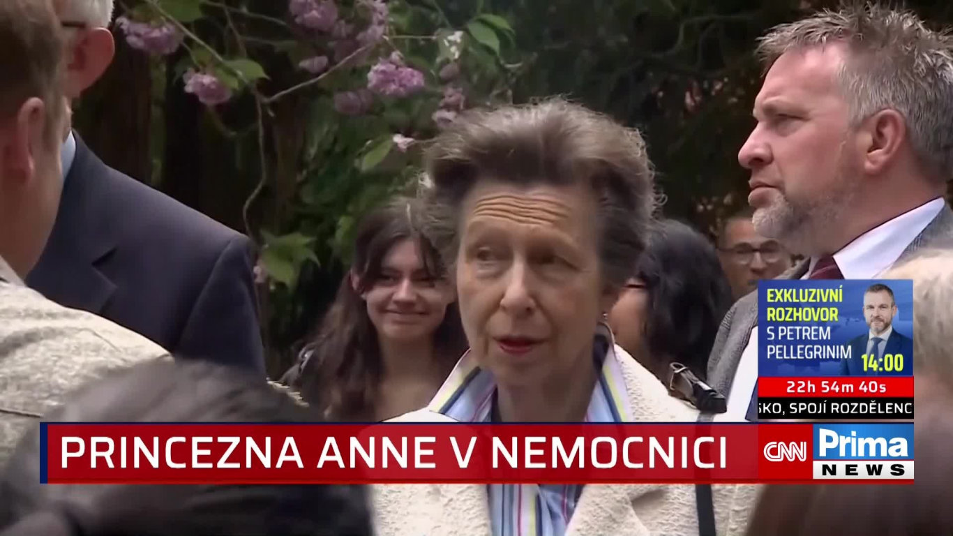 Princezna Anna je v nemocnici - CNN Prima NEWS