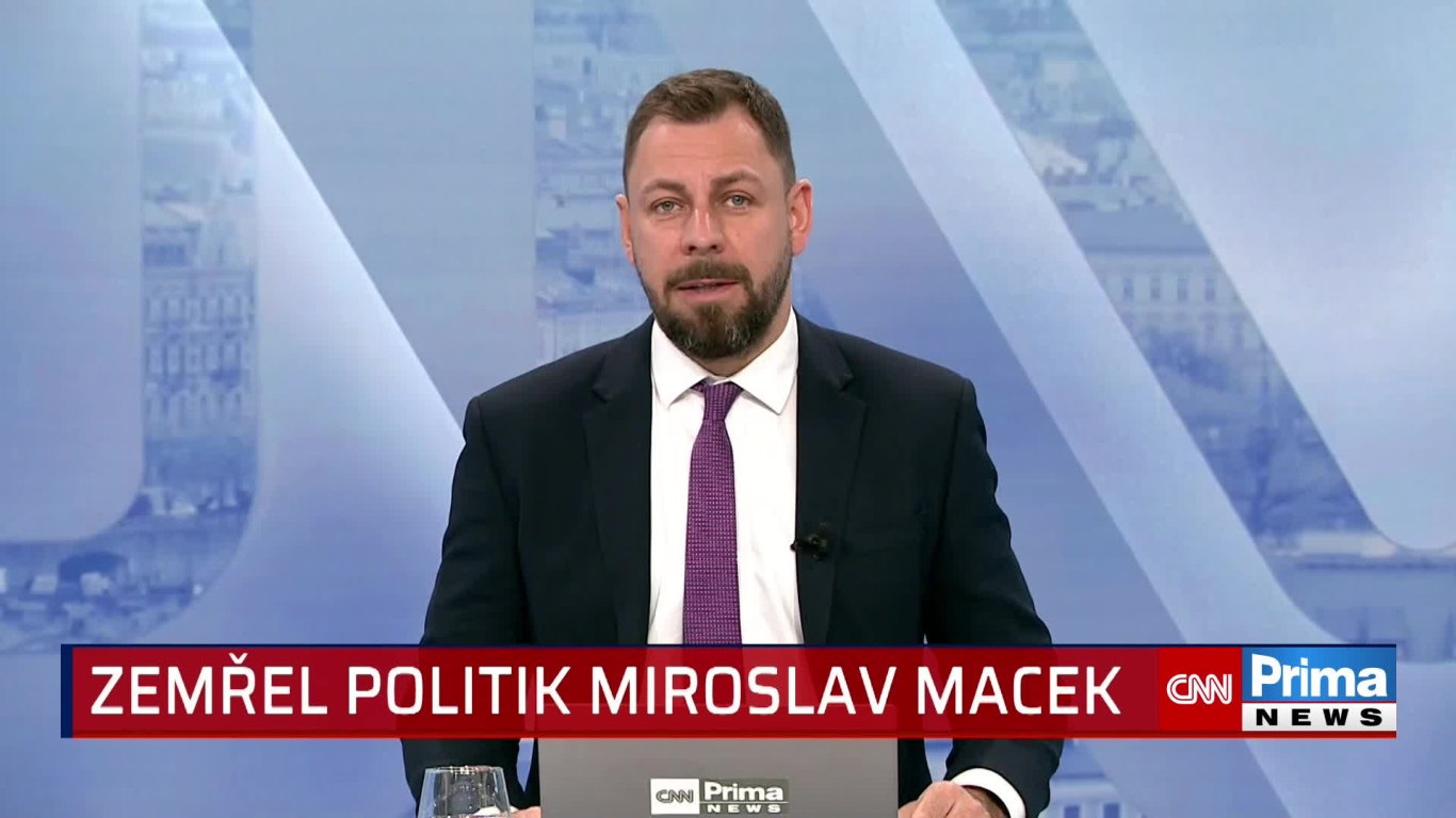 Zemřel Miroslav Macek - CNN Prima NEWS