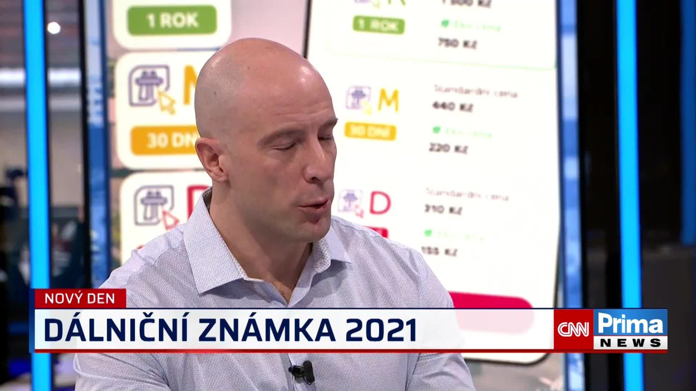 Nová elektronická dálniční známka - CNN Prima NEWS