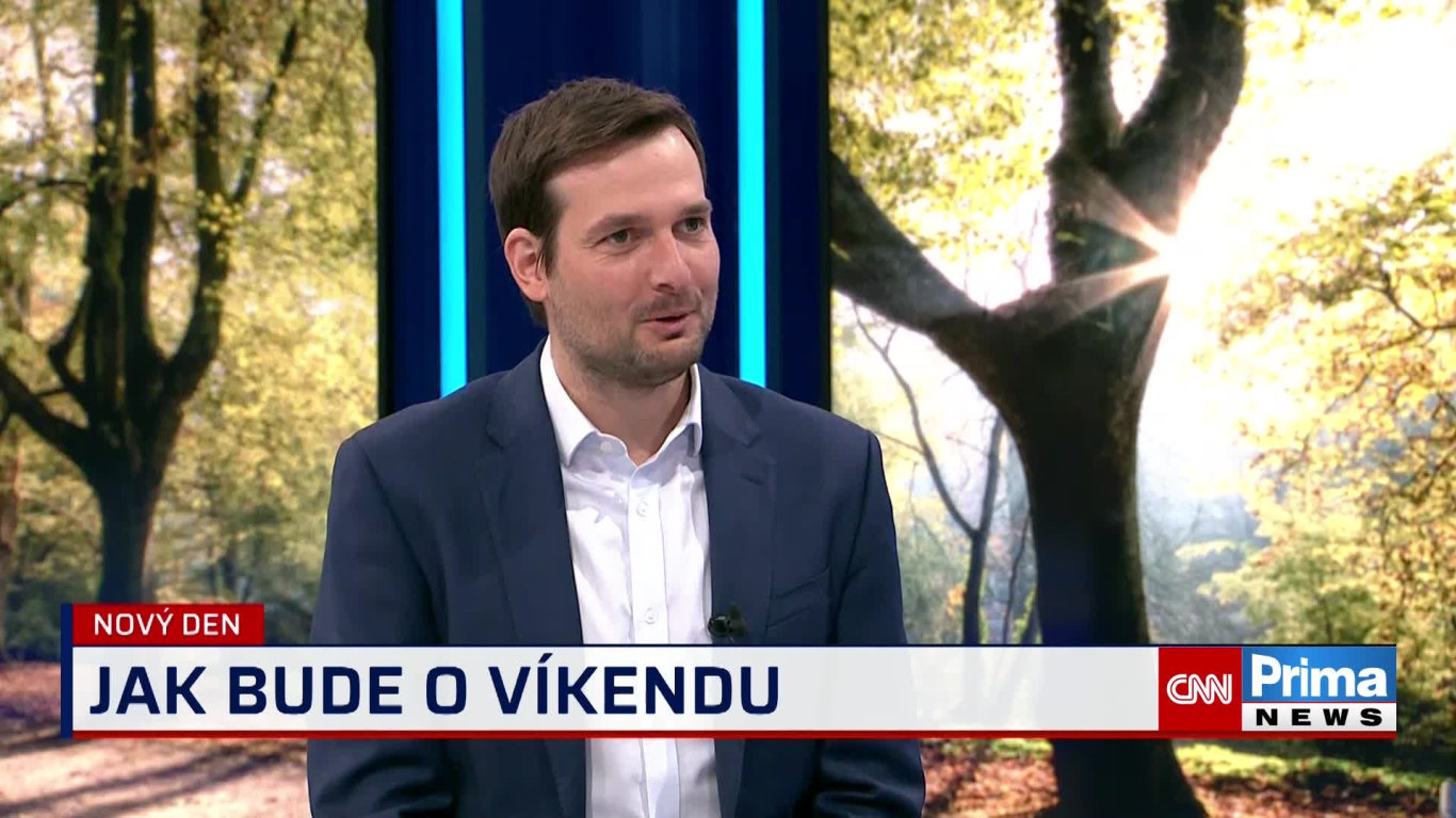 Meteorolog Martin Adamovský o počasí - CNN Prima NEWS