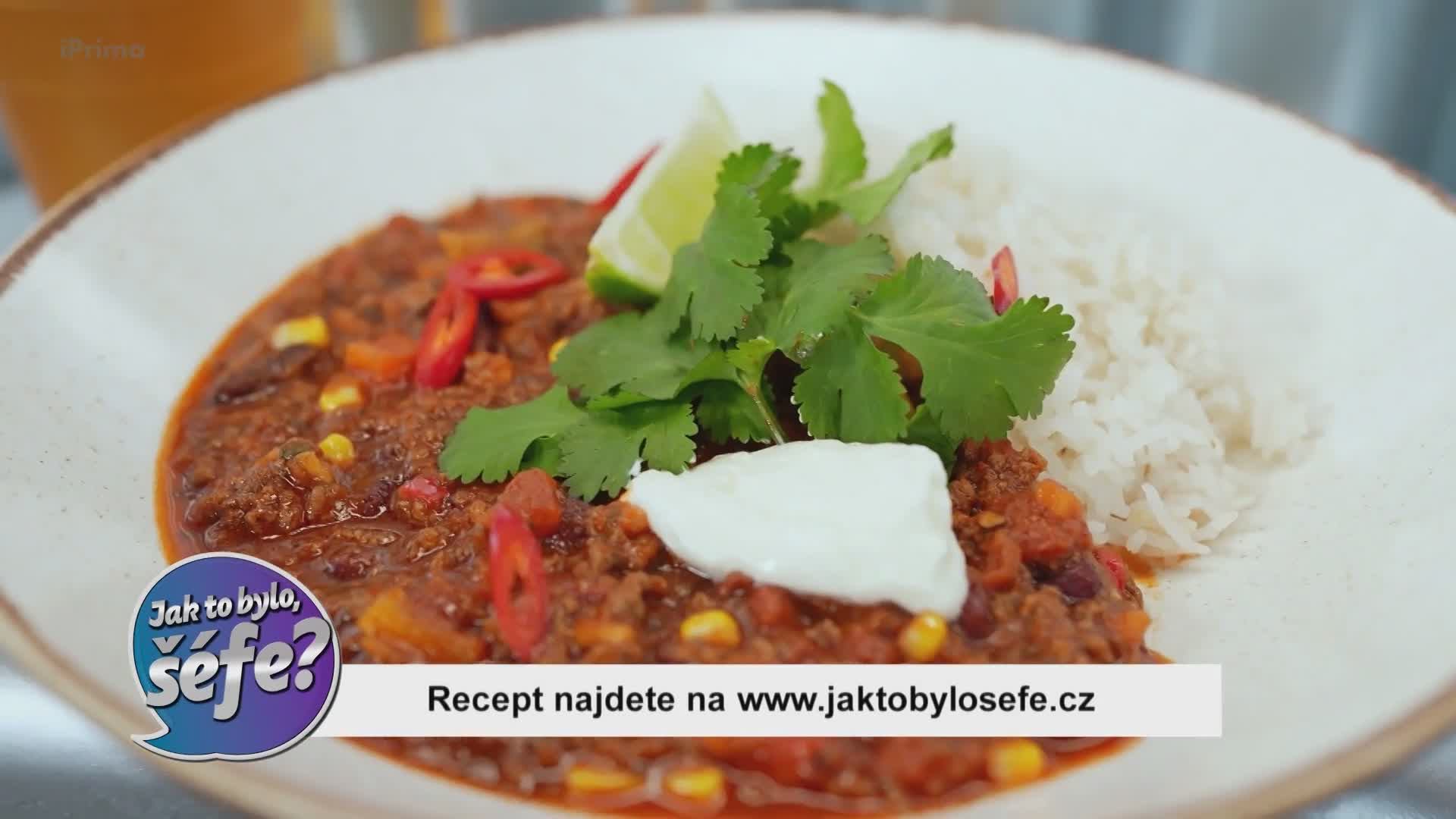 Jak to bylo, šéfe (4) - Chilli con carne z hovězího masa - bonus pořadu Jak to bylo, šéfe? | prima+