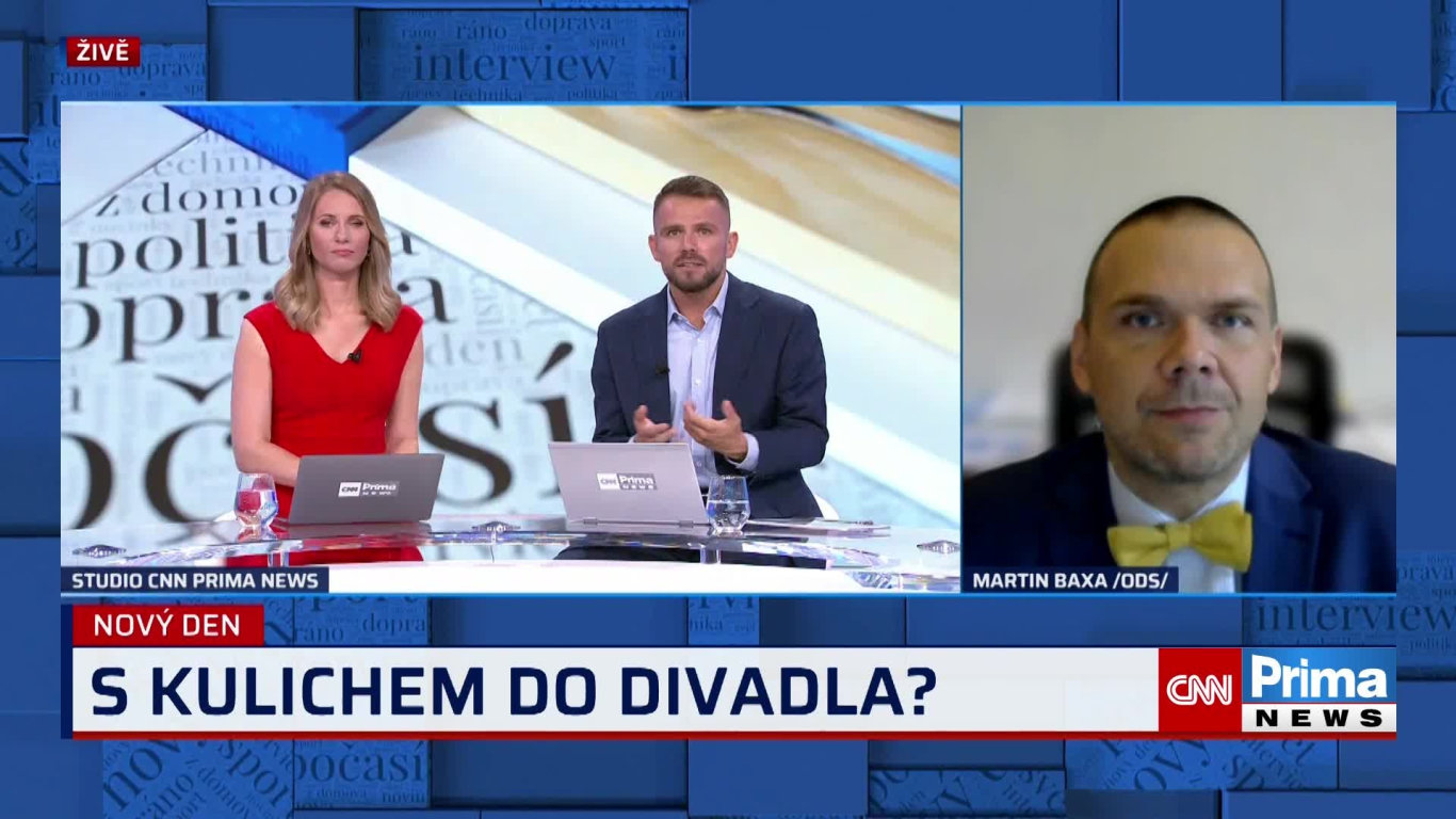 Rozhovor s Martinem Baxou - CNN Prima NEWS