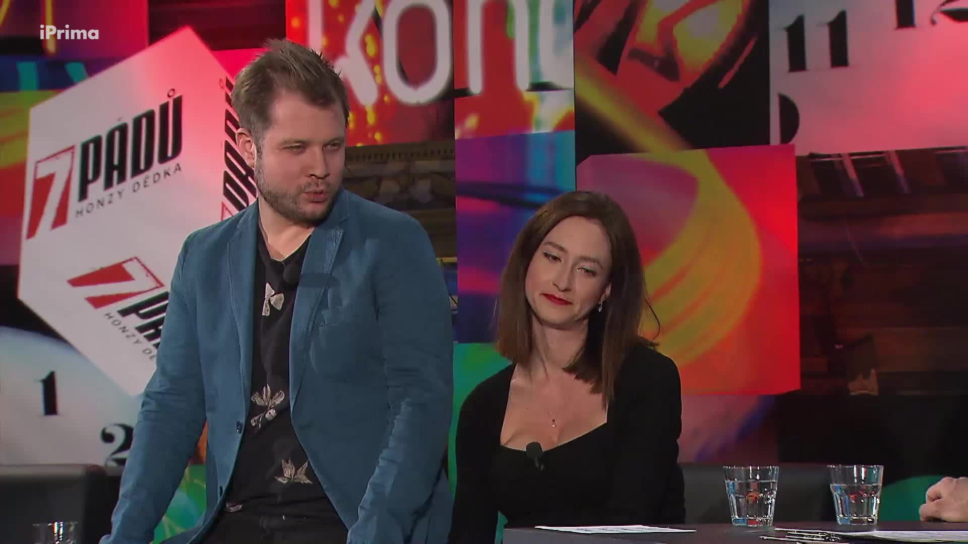 7 pádů Honzy Dědka (10) - Eva Střihavková a Adam Koller - bonus pořadu ...