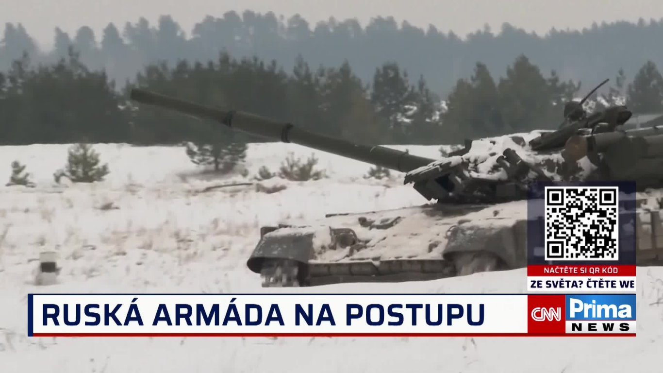 Ruská armáda na postupu - CNN Prima NEWS