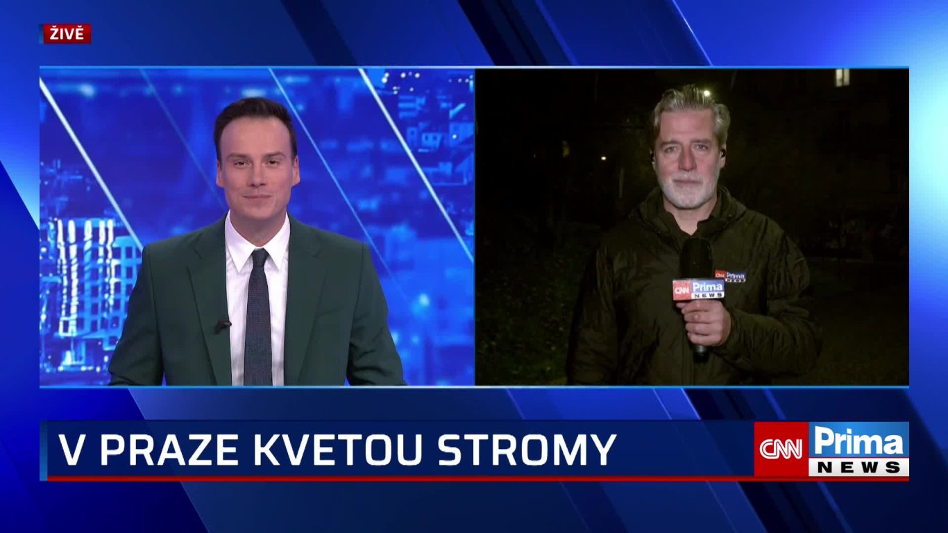 Sněží, mrzne a kvetou stromy - CNN Prima NEWS