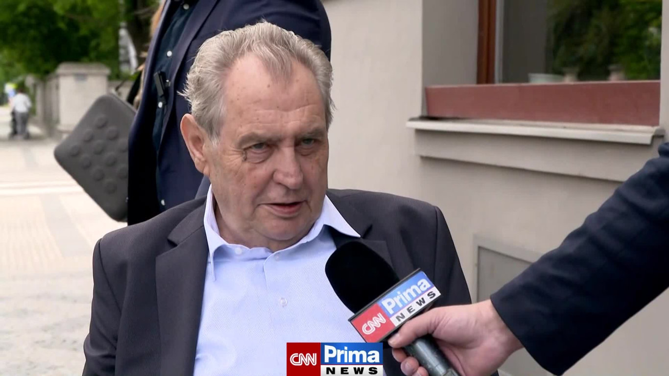 Rozhovor se Zemanem - CNN Prima NEWS
