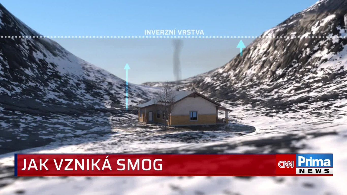 Jak vzniká smog - CNN Prima NEWS