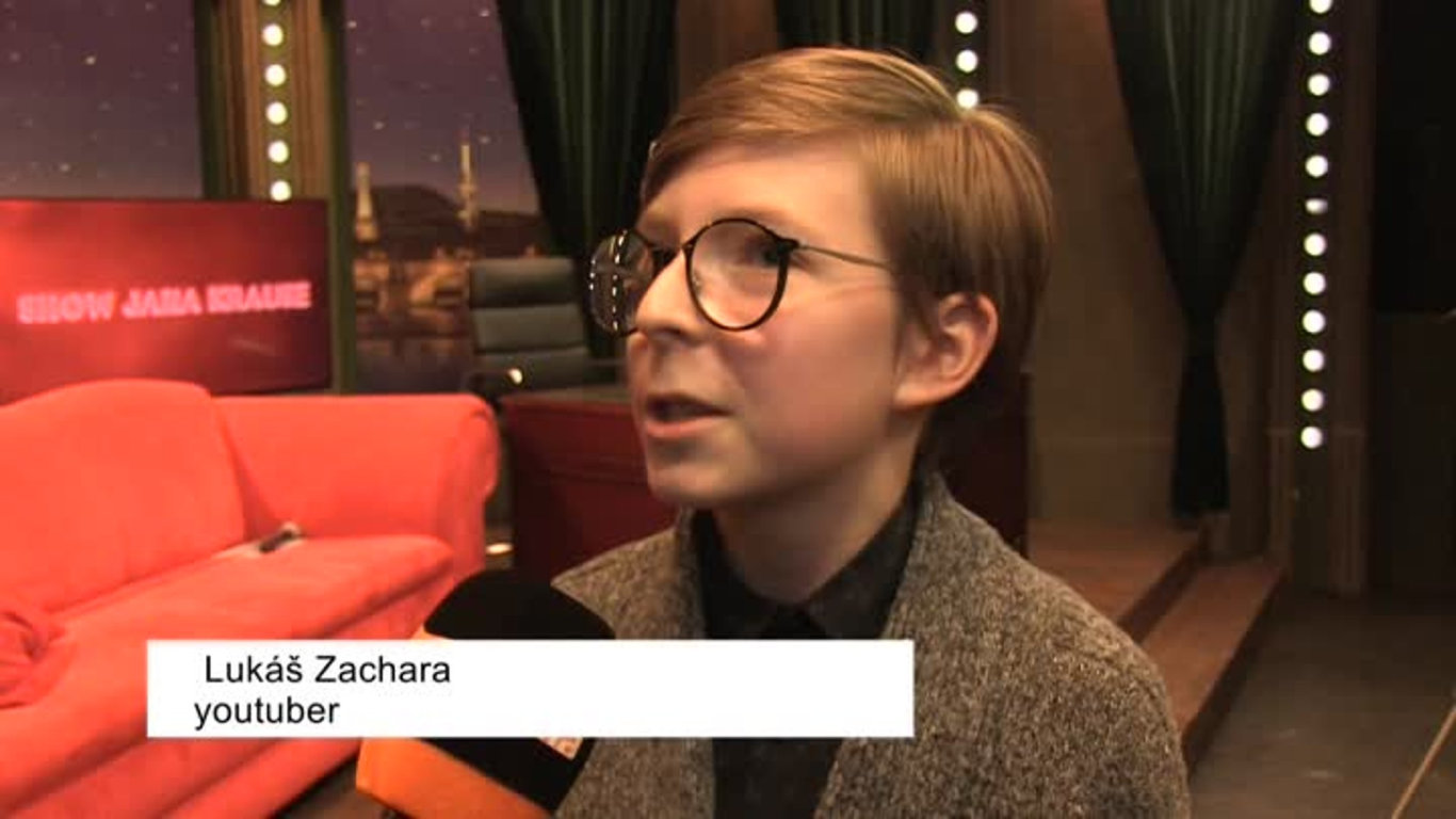 Youtuber Lukáš Zachara v SJK - Show Jana Krause - Prima Ženy