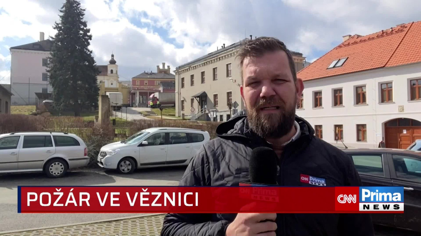 Požár ve věznici Mírov - CNN Prima NEWS