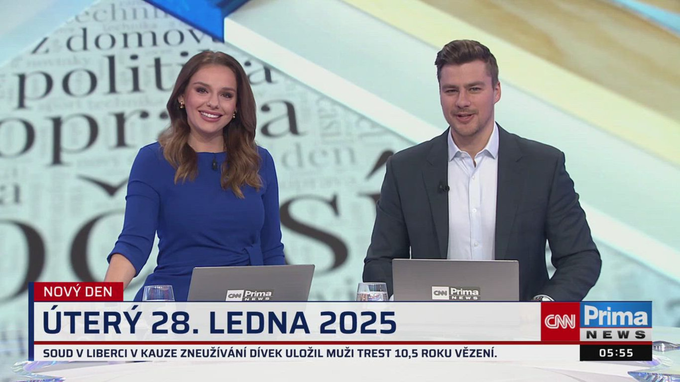NOVÝ DEN - 28.1. v 05:55 - NOVÝ DEN - CNN Prima NEWS