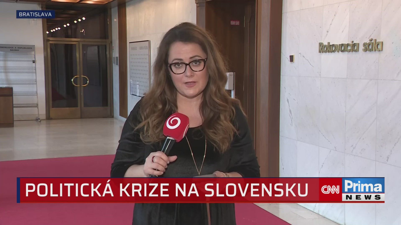 Politická krize na Slovensku - CNN Prima NEWS