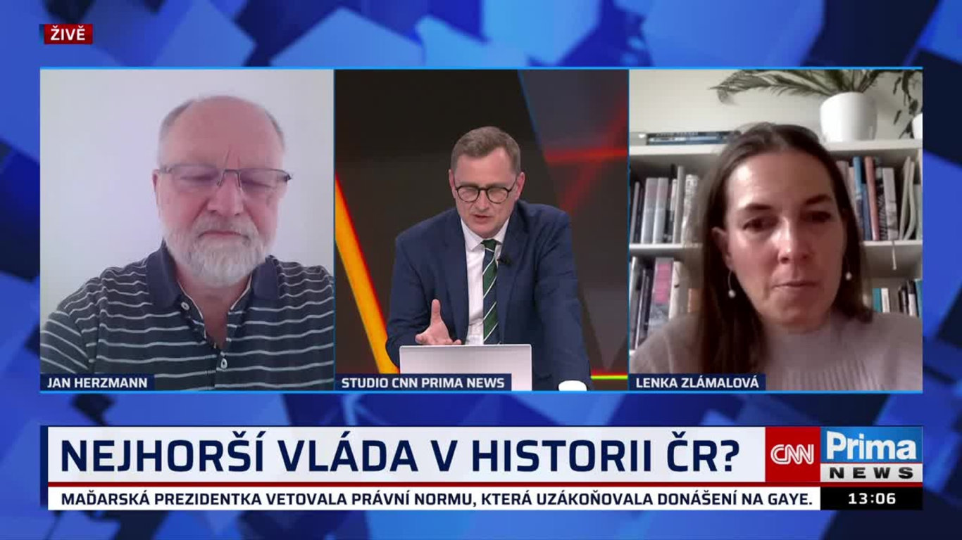 Partie PLUS, Jan Herzmann, Lenka Zlámalová, Pavel Peterka - 23.4. v 13:00 - Partie PLUS - CNN ...