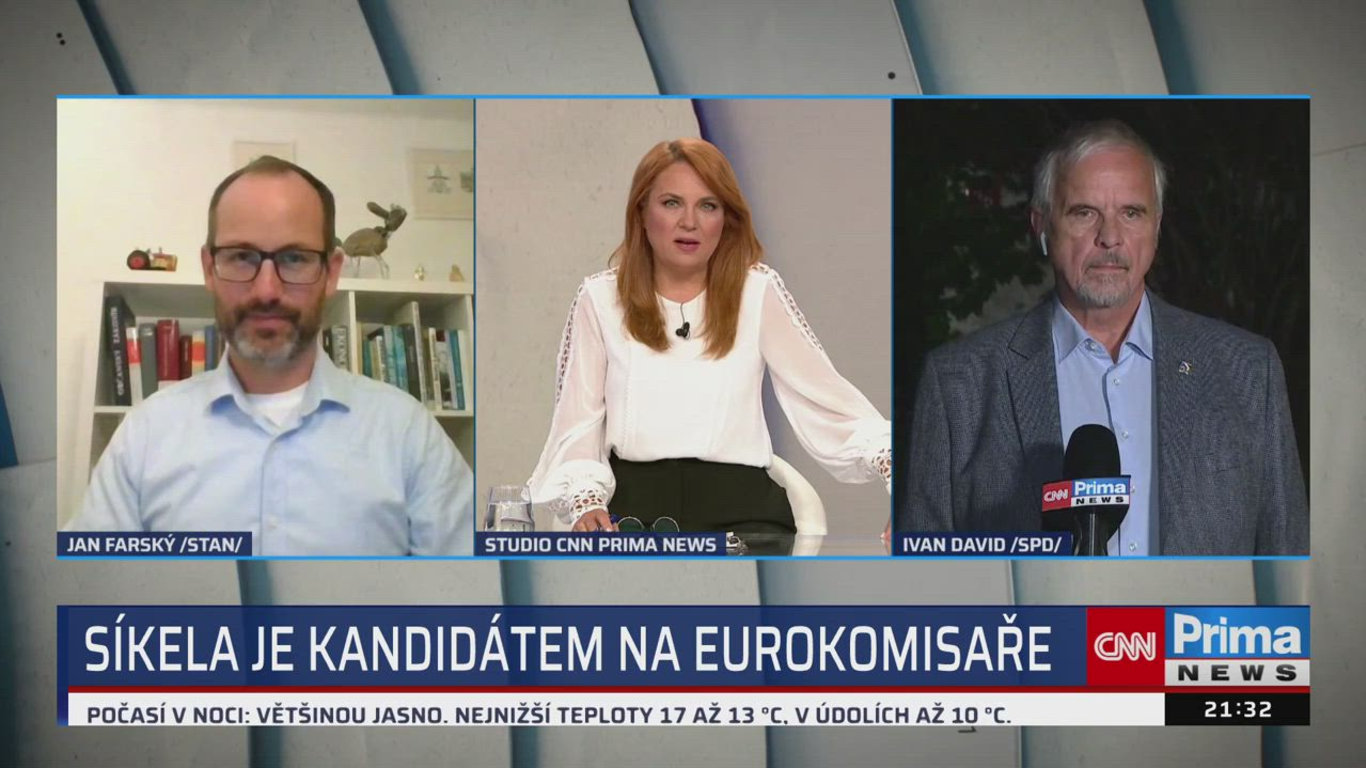 360°, Jan Farský, Ivan David - 23.8. v 21:30 - 360° - CNN Prima NEWS