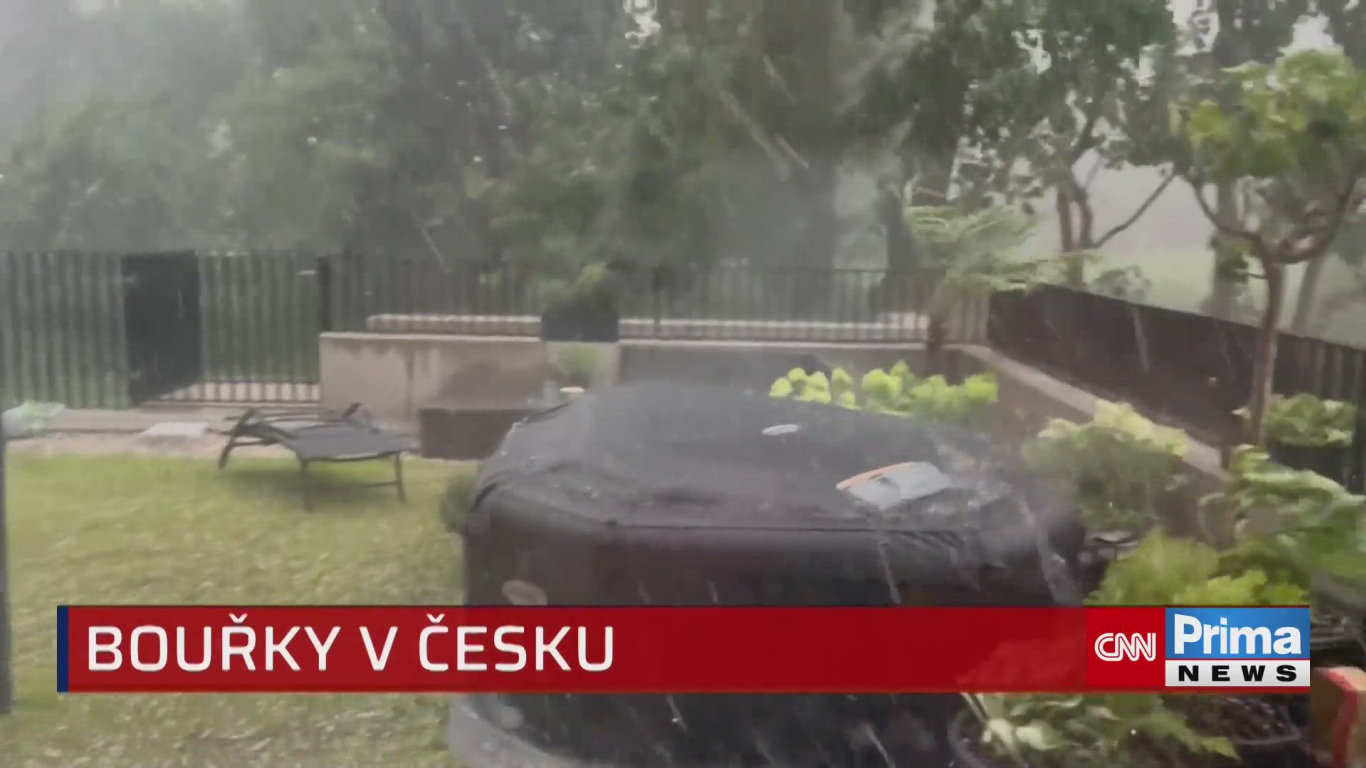 Česko zasáhly bouřky - CNN Prima NEWS