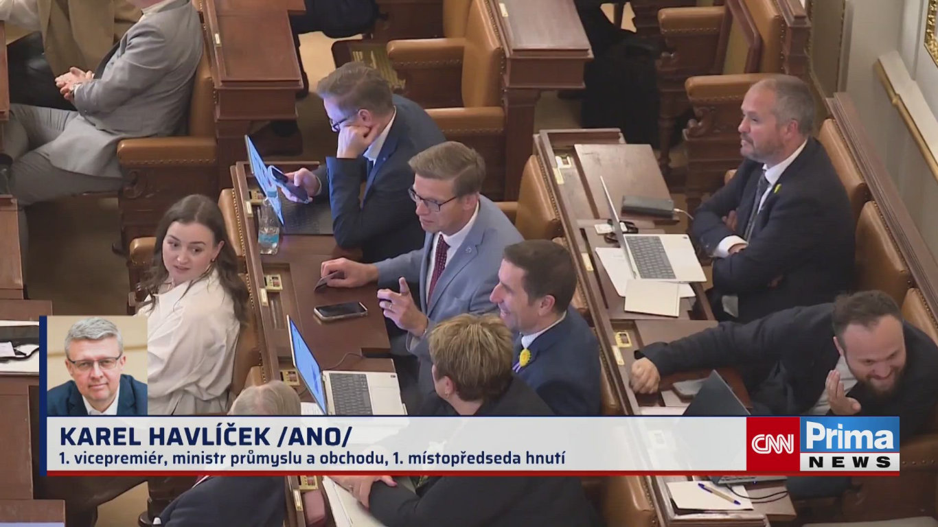 Karel Havlíček v pořadu Nový den - CNN Prima NEWS