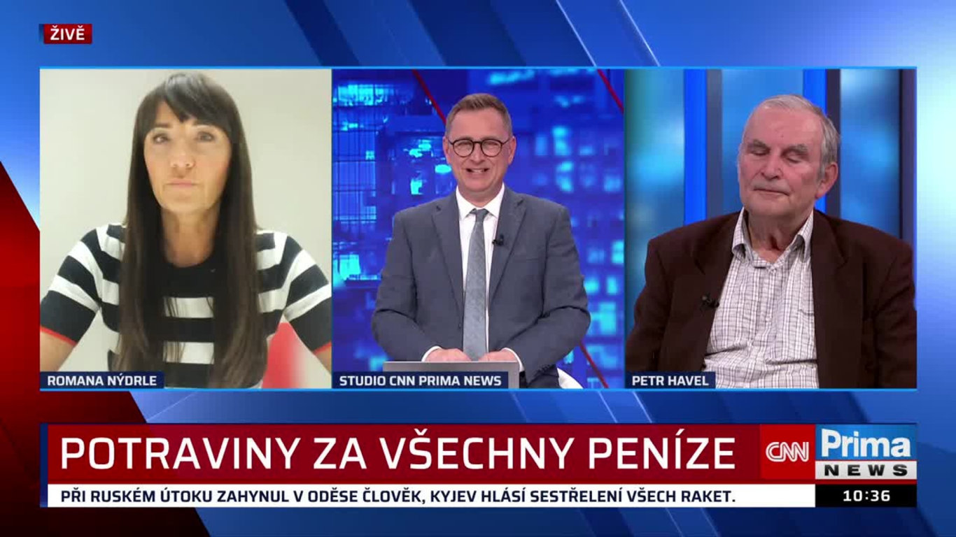 ZPRÁVY PLUS, Romana Nýdrle, Petr Havel - 18.5. v 10:32 - ZPRÁVY PLUS ...