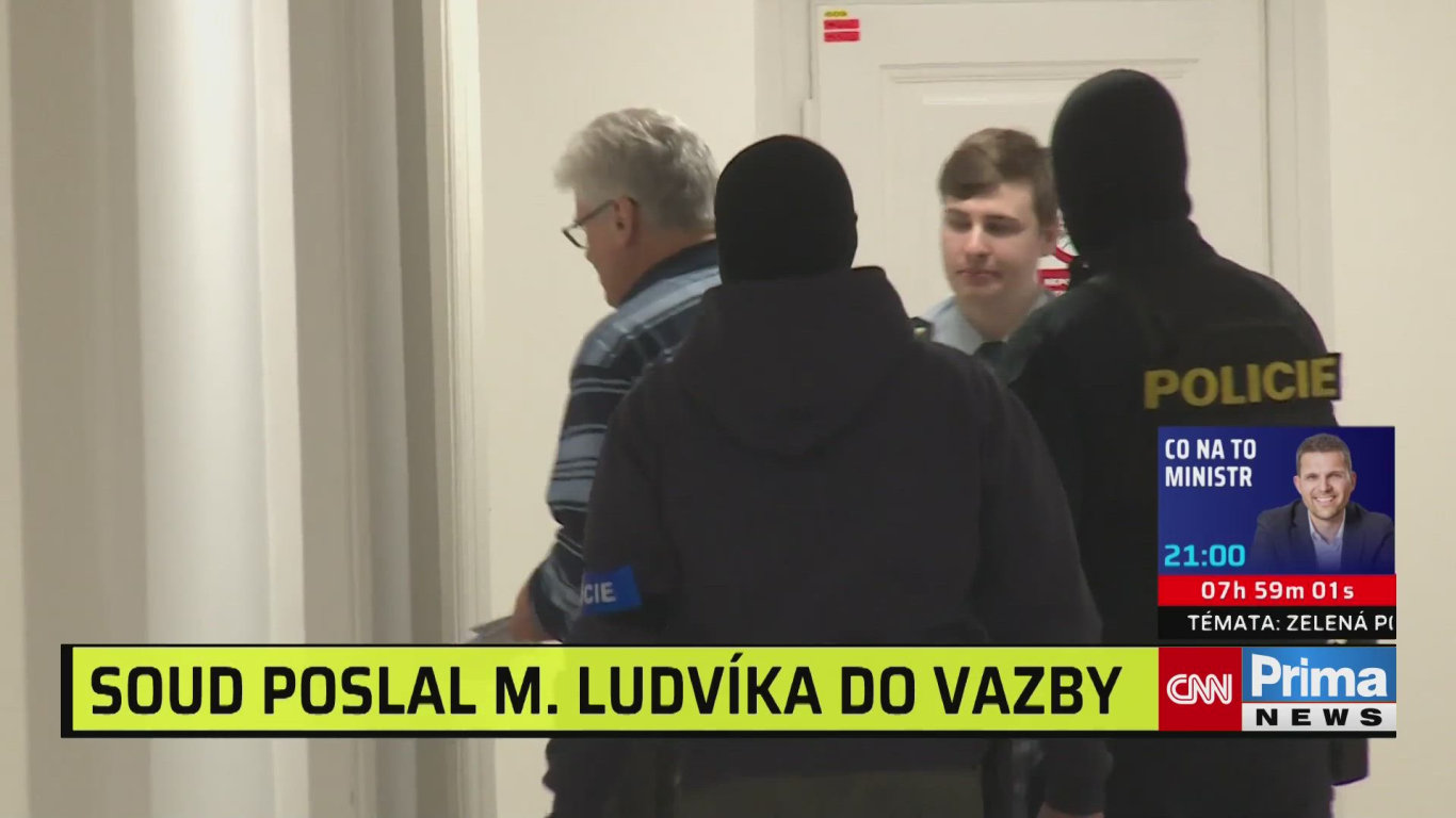 Miloslav Ludvík míří do vazby - CNN Prima NEWS