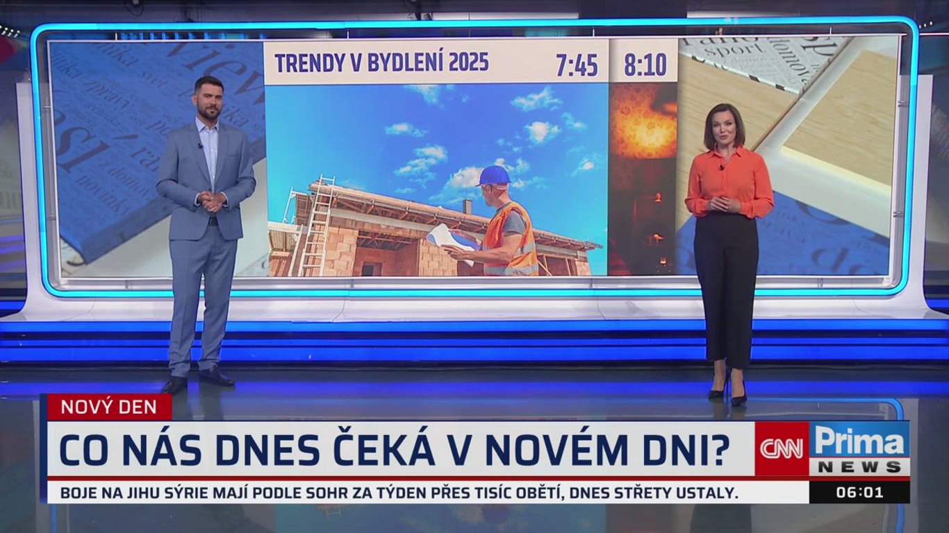NOVÝ DEN - 21.7. v 06:00 - NOVÝ DEN - CNN Prima NEWS