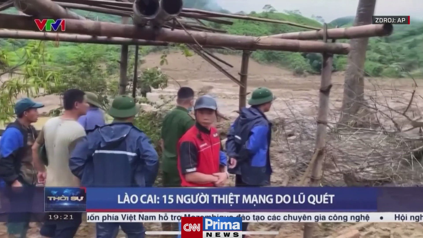 Ve Vietnamu řádí tajfun Yagi - CNN Prima NEWS