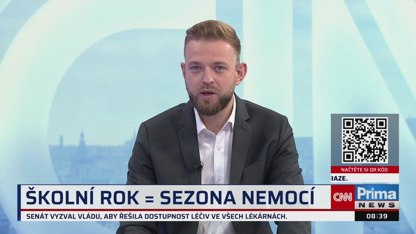 STRIHAK Roman Prymula z 7 - skolni rok a nemoci - NOVÝ DEN - CNN Prima NEWS