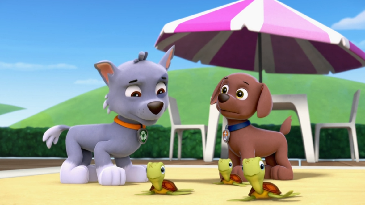 Tlapková patrola - epizoda Tlapky zachraňují mořské želvy/Tlapky a velmi velké dítě online | prima+