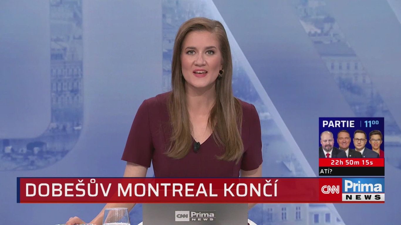 Dobešův Montreal končí - CNN Prima NEWS