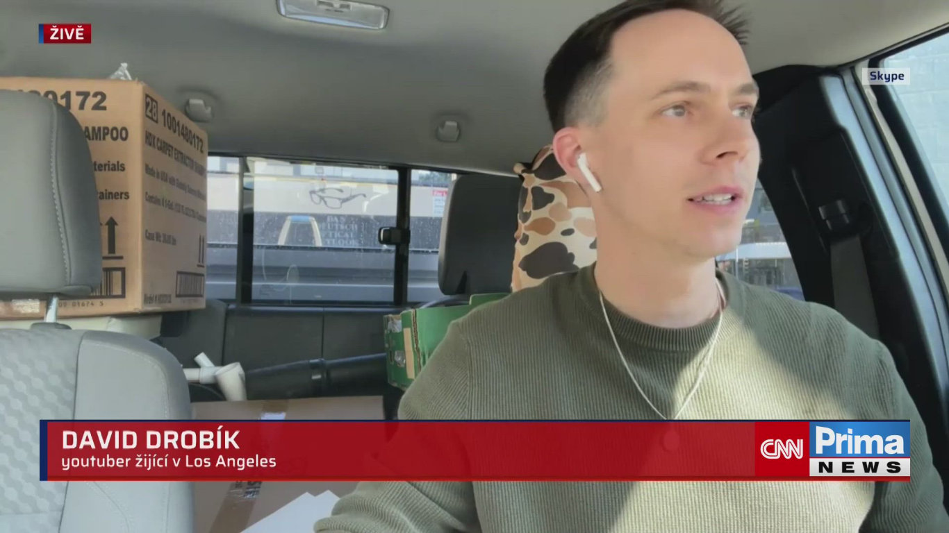 Drobík o požárech v Los Angeles - CNN Prima NEWS