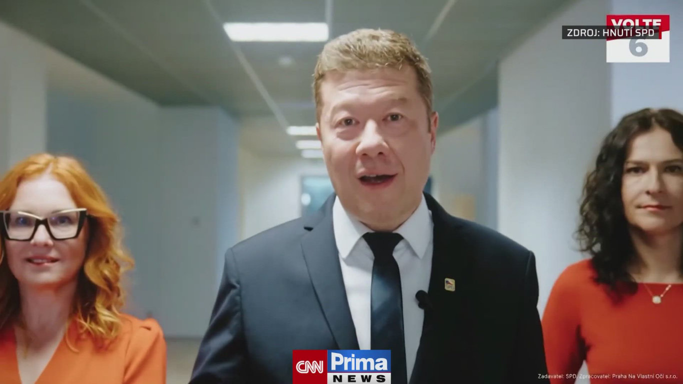 Volební spot SPD - CNN Prima NEWS