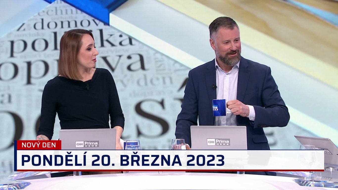 NOVÝ DEN, Adéla Jelínková, Petr Vágner - 20.3. v 05:55 - NOVÝ DEN - CNN Prima NEWS