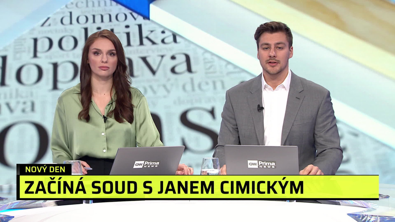 NOVÝ DEN, Marek Kafka, Daniela Habešová - 4.1. v 08:00 - NOVÝ DEN - CNN ...