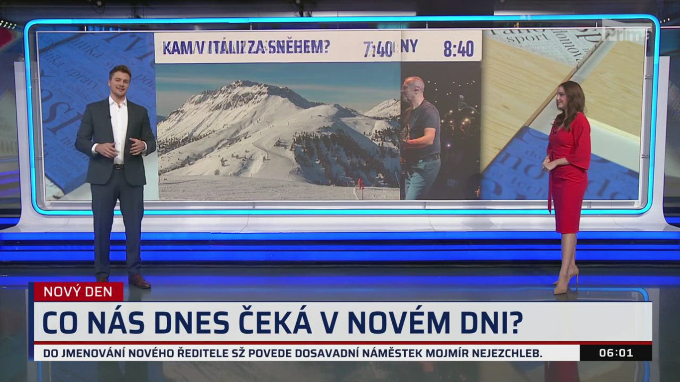 NOVÝ DEN, 2.12. v 06:00 - NOVÝ DEN - CNN Prima NEWS