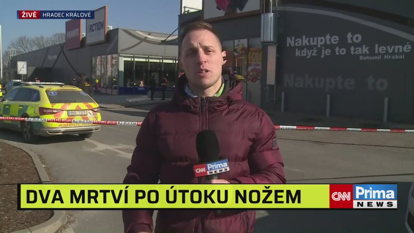 Dva mrtví po útoku v Hradci Králové - CNN Prima NEWS