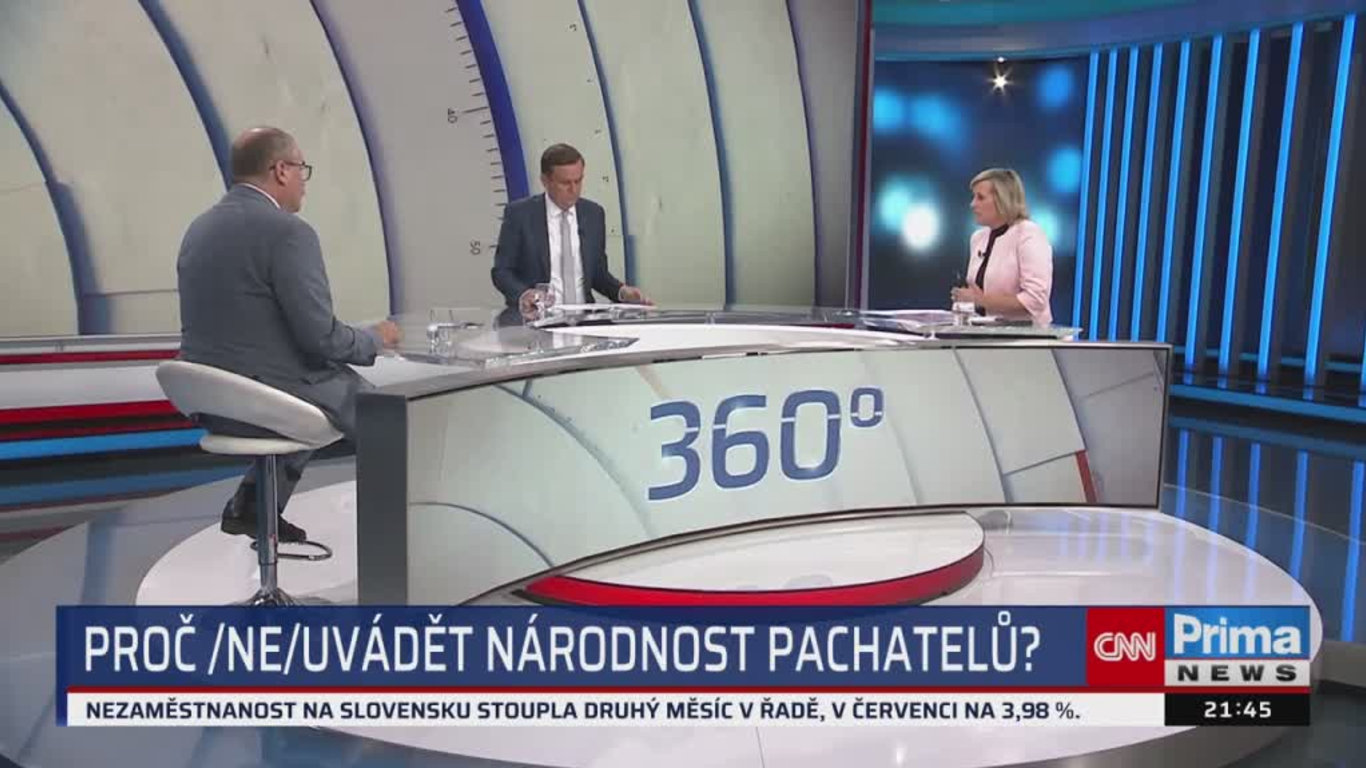 360°, Pavel Žáček, Jana Mračková Vildumetzová, Štěpán Křeček, Vít Samek ...