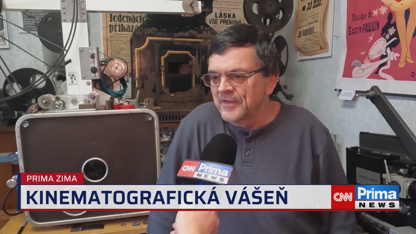 Prima ROK, 15.1. v 15:40 - Sběratel promítaček - Prima ROK - CNN Prima NEWS