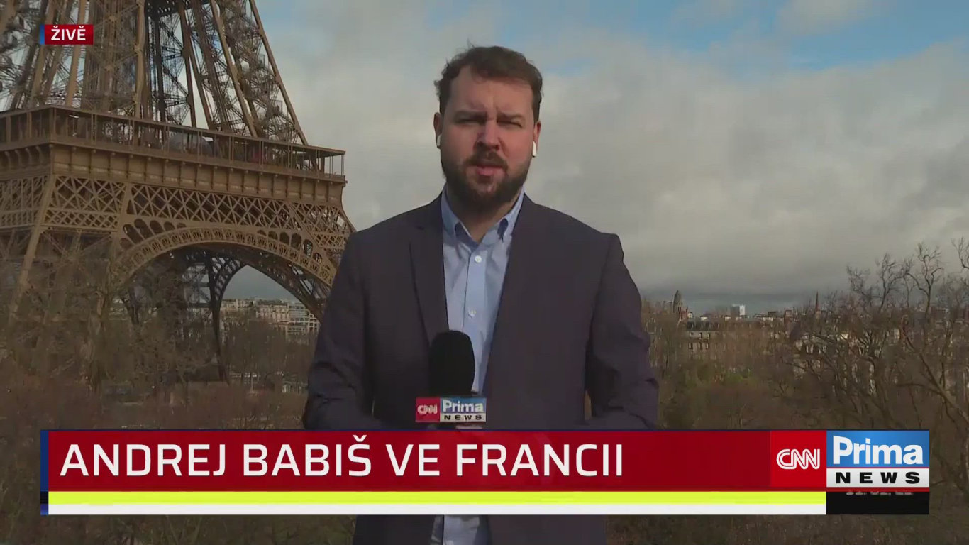 Andrej Babiš je ve Francii - CNN Prima NEWS