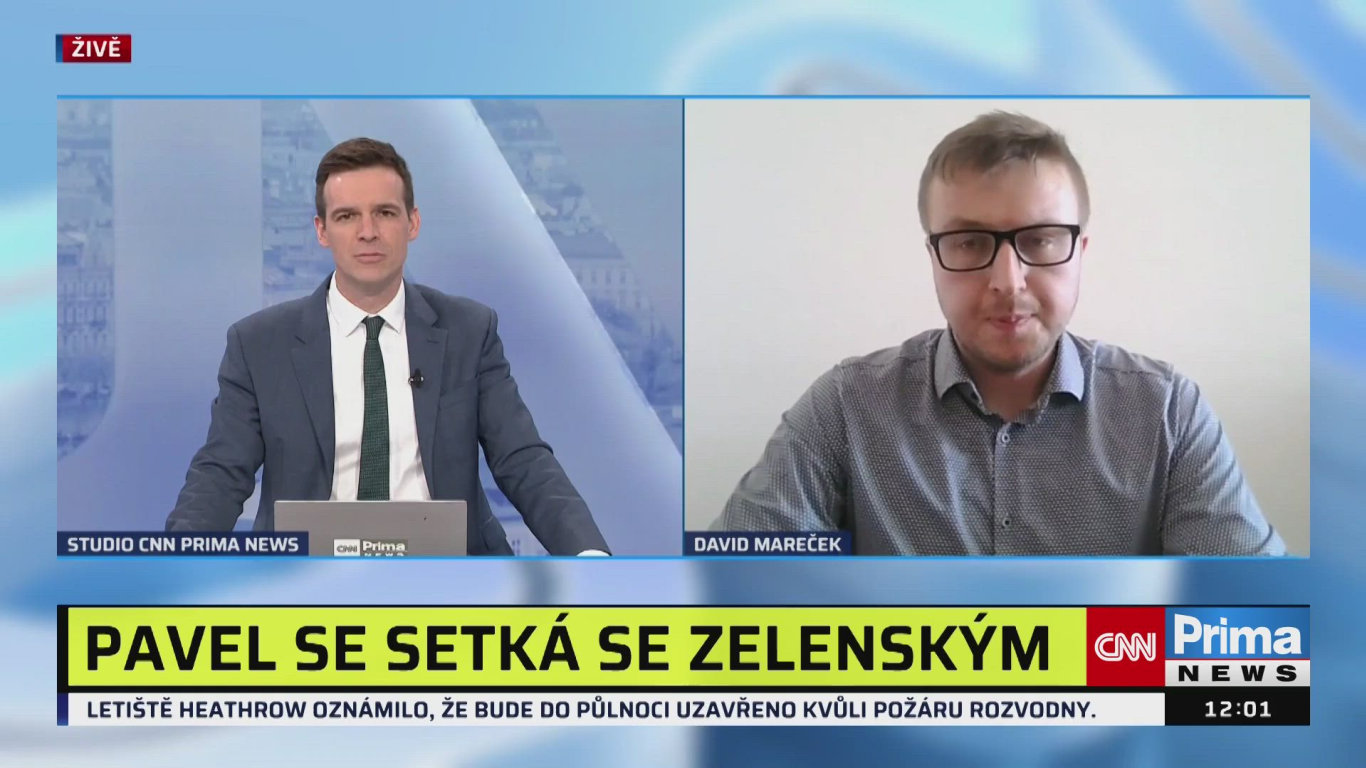 Pavel dorazil do Kyjeva - CNN Prima NEWS