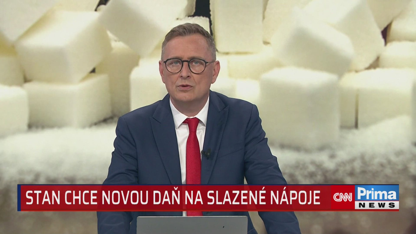 STAN chce novou daň na slazené nápoje - CNN Prima NEWS
