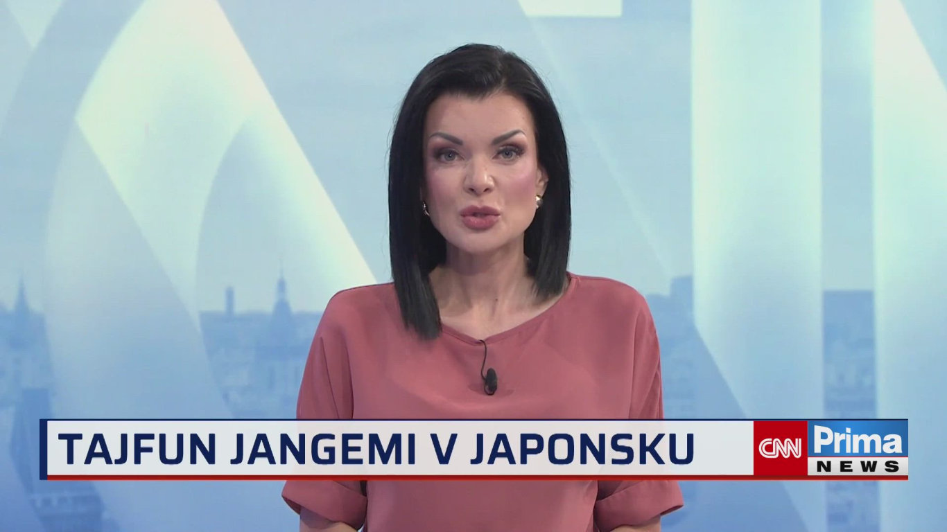 Tajfun Jangemi v Japonsku - CNN Prima NEWS