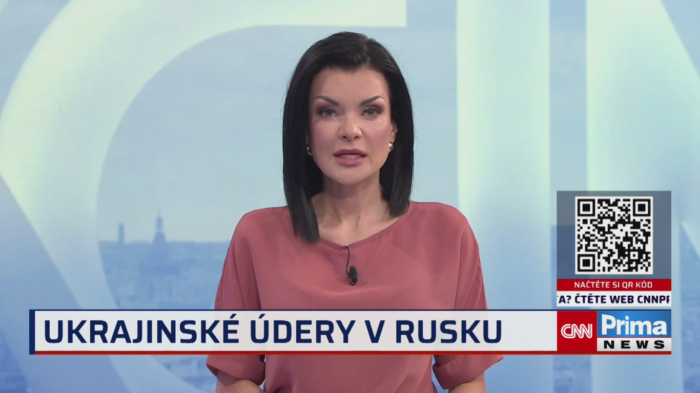 Ukrajinské údery v Rusku - CNN Prima NEWS