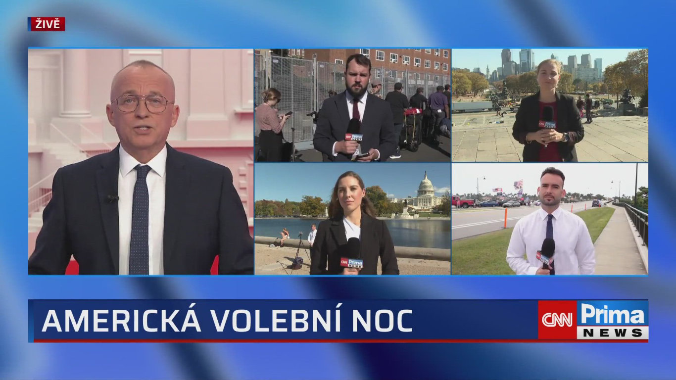 Americká volební noc - HLAVNÍ ZPRÁVY - CNN Prima NEWS