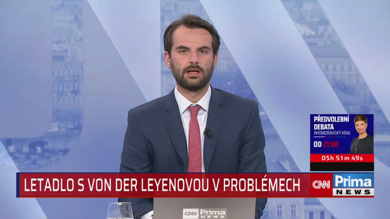 Letadlo s von der Leyenovou v problémech - CNN Prima NEWS