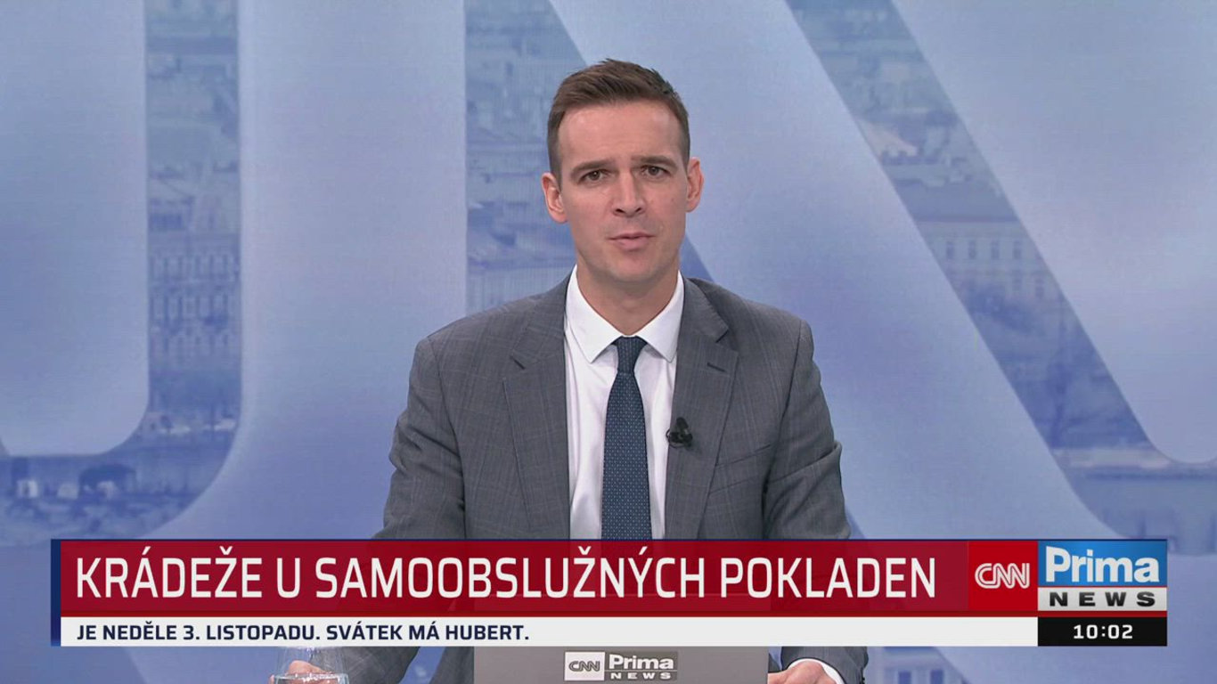 ZPRÁVY, Roman Joch - 3.11. v 10:00 - ZPRÁVY - CNN Prima NEWS